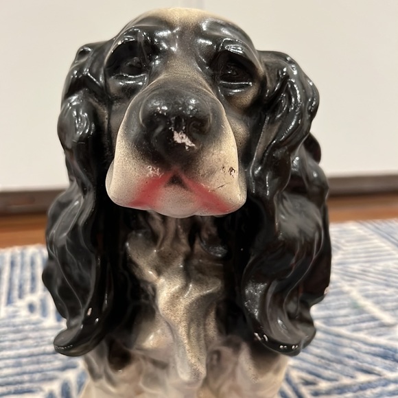 Vintage | Accents | Vintage Chalkware Spaniel Bank 15 Tall | Poshmark